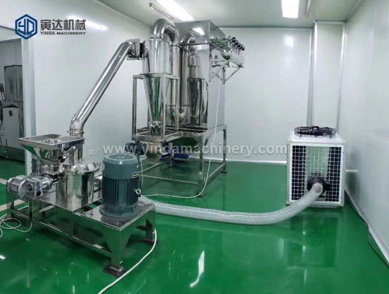 Planta de molienda de polvo más fino a baja temperatura -- Yinda
