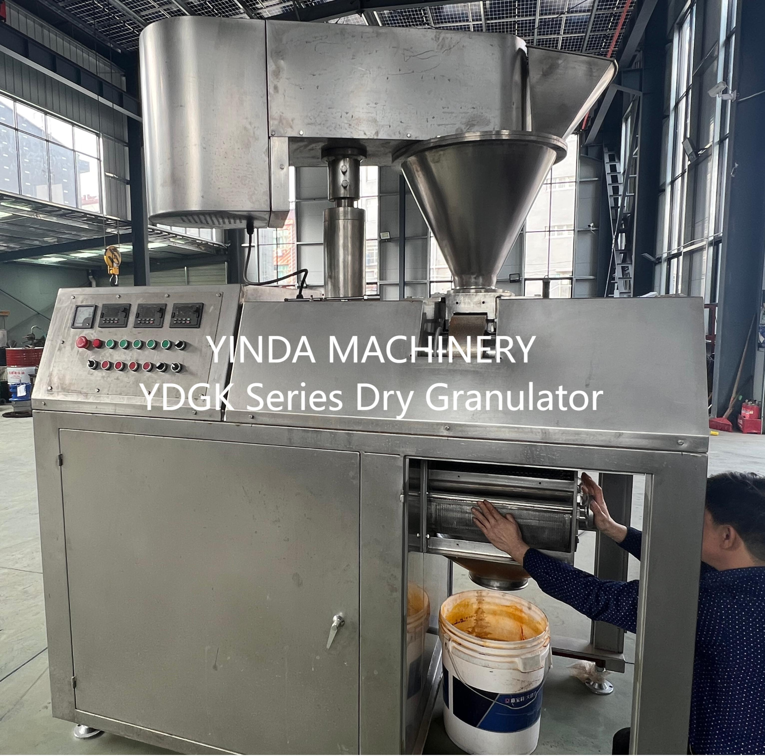 Salt Granule Processing with YDGK Series Dry Granulator - Yinda Machinery